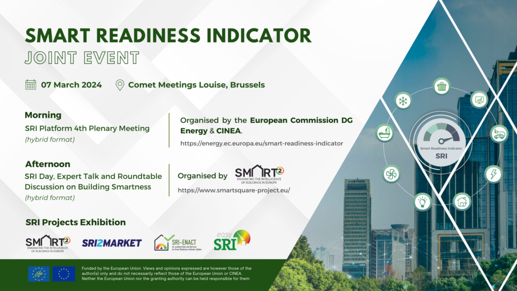 The Smart Readiness Indicator – Joint Event – SmartSquare